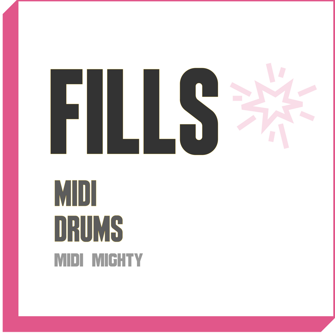 MIDI Drums and Guides for Hiphop and Pop