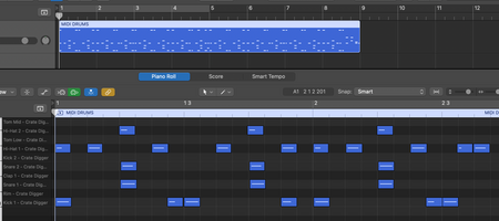 MIDI Drums and Guides for Hiphop and Pop