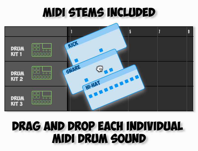 Trap MIDI Drums | MIDI MIGHTY