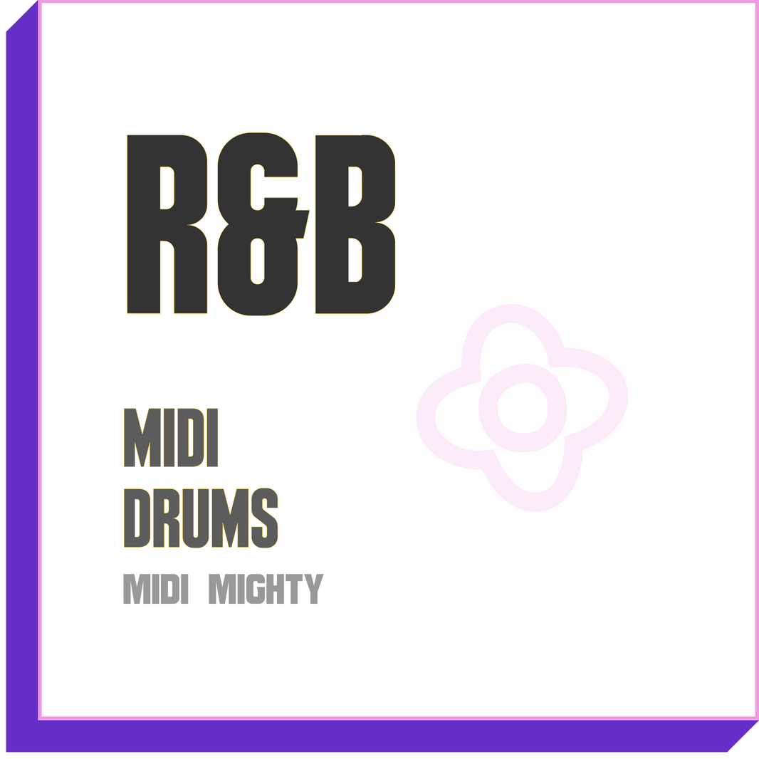 MIDI Drums and Guides for Hiphop and Pop